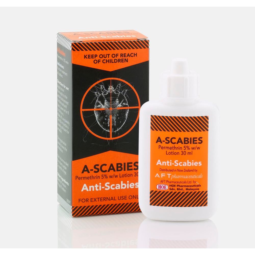 A-Scabies Permethrin 5% Lotion 30ml | Birkenhead HealthPlus