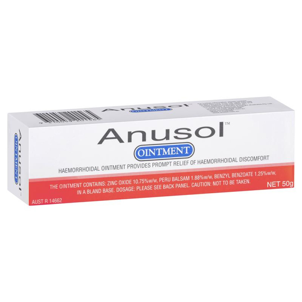 Anusol Haemorrhoid Ointment 50g - Birkenhead Health Plus