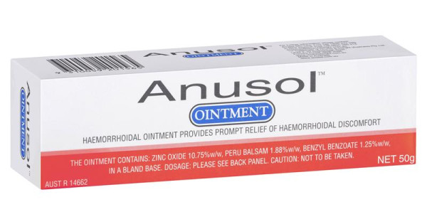 Anusol Haemorrhoid Ointment 50g - Birkenhead Health Plus
