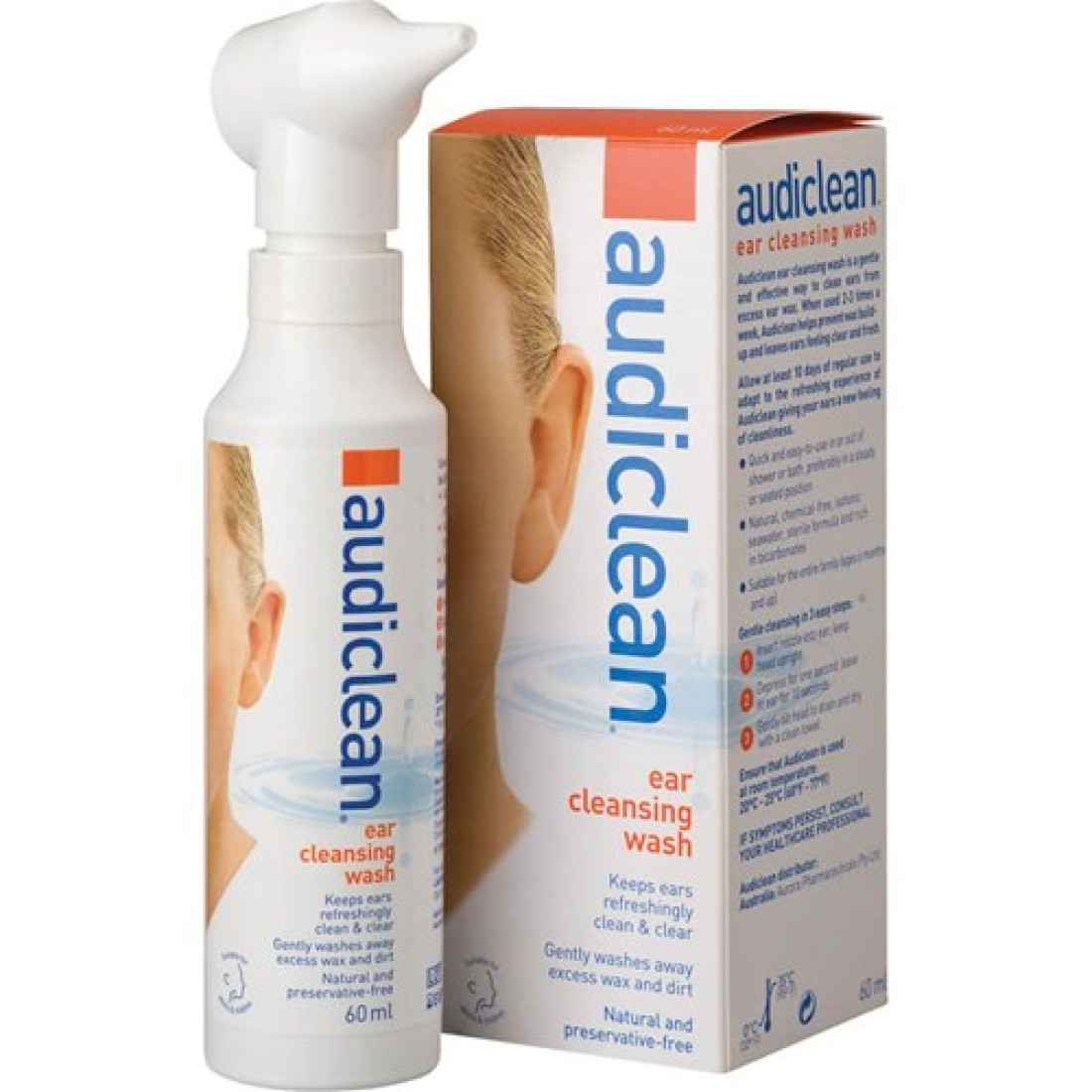 Audiclean Ear Cleansing Wash 60ml - Birkenhead Health Plus