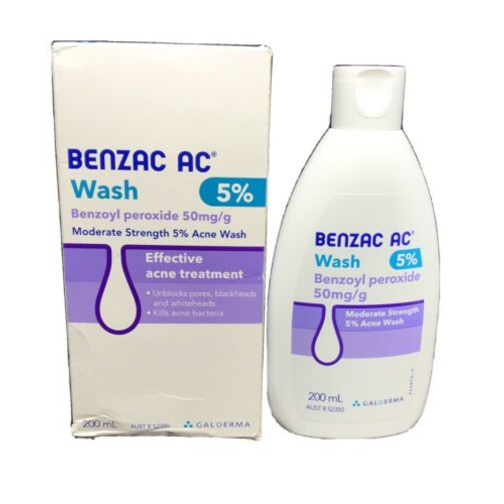 Benzac AC Acne Wash 5% 200ml | Birkenhead HealthPlus