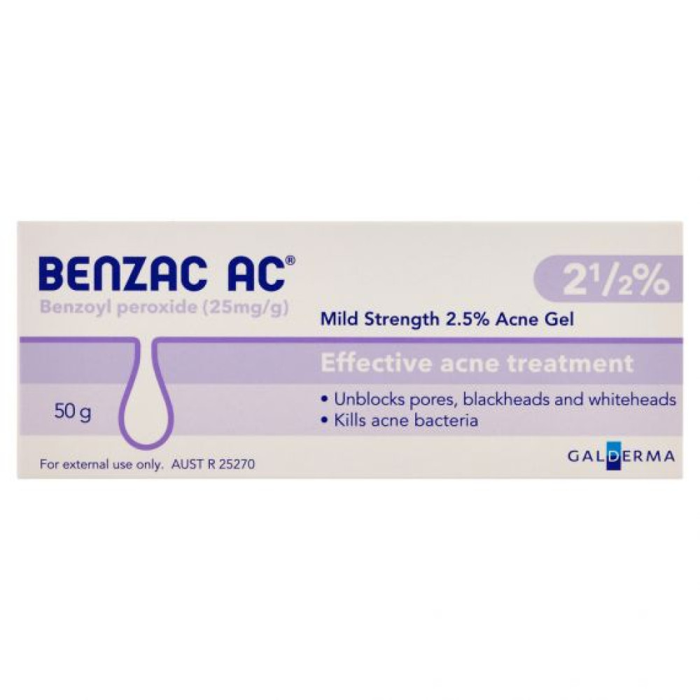 Benzac AC Gel 2.5% 60g | Birkenhead HealthPlus