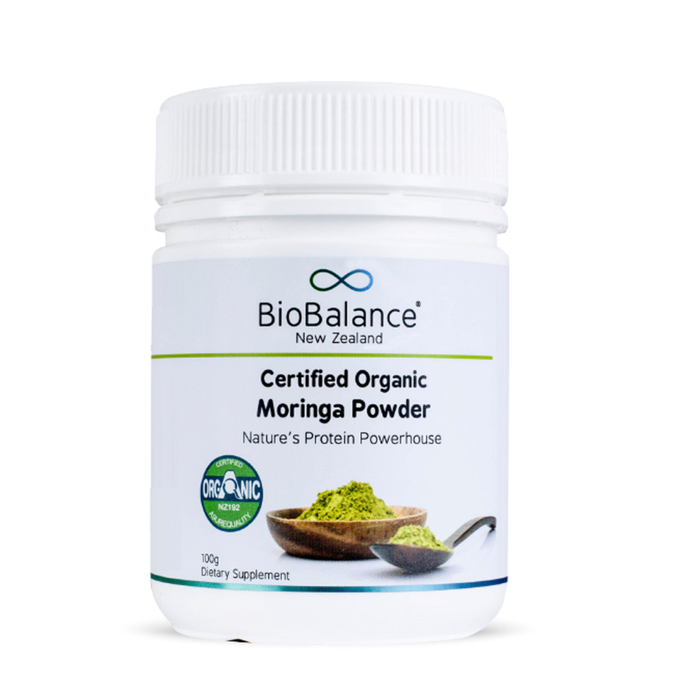 Bio Balance Certified Organic Moringa Powder 100g - Birkenhead ...