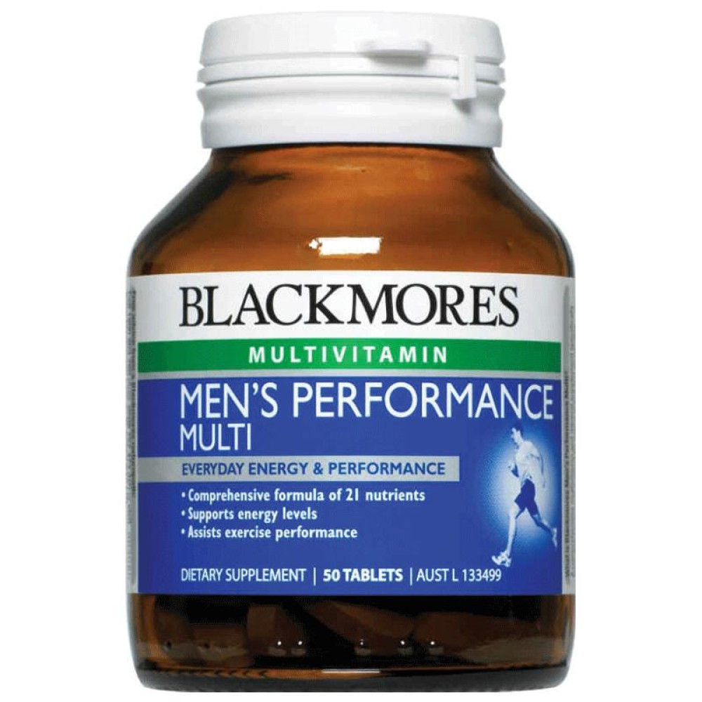 Blackmores Men's Performance Multi 50 Tablets - Birkenhead ...