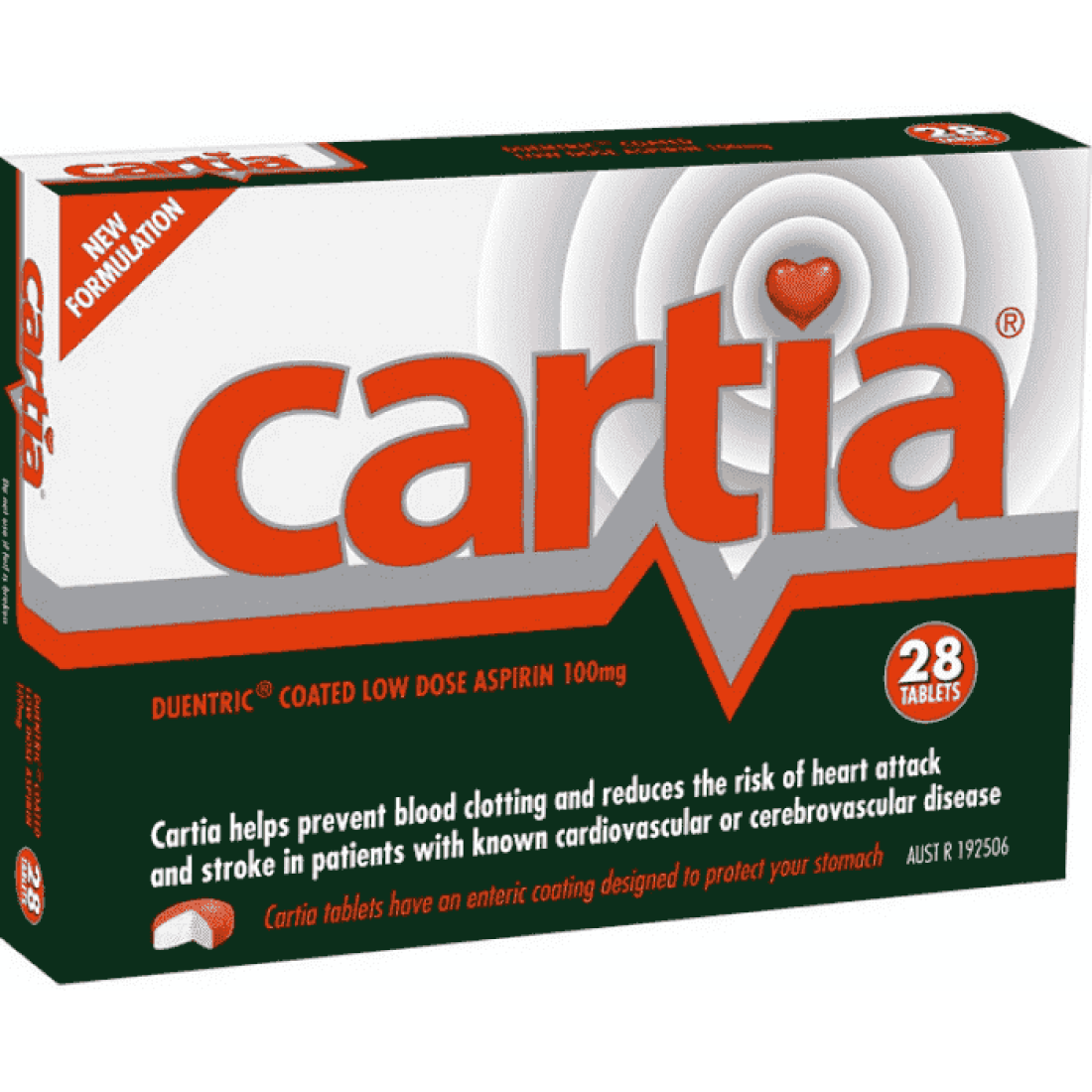 Cartia Aspirin 28 Tablets - Birkenhead Health Plus