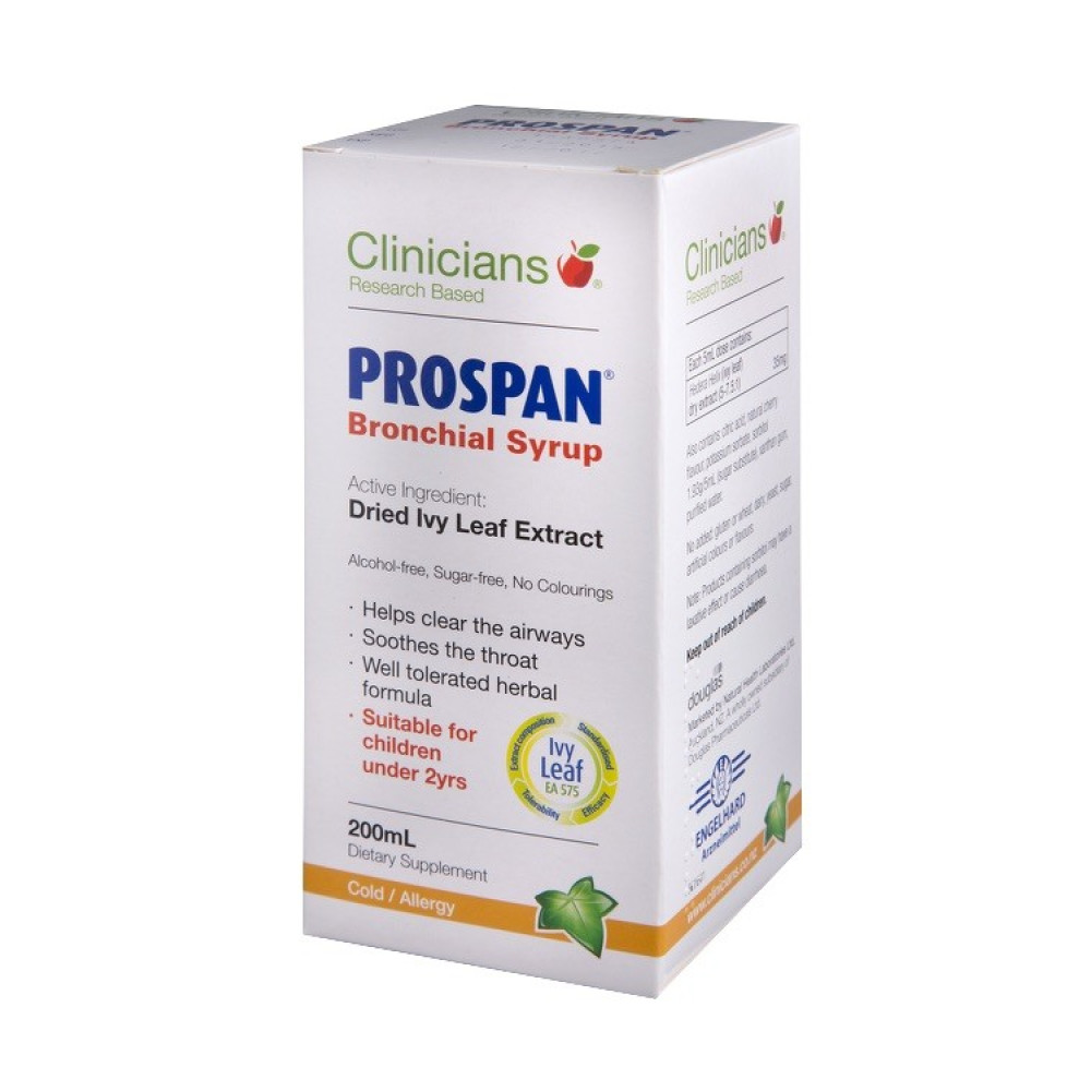 Clinicians Prospan Bronchial Syrup 200ml - Birkenhead Health ...