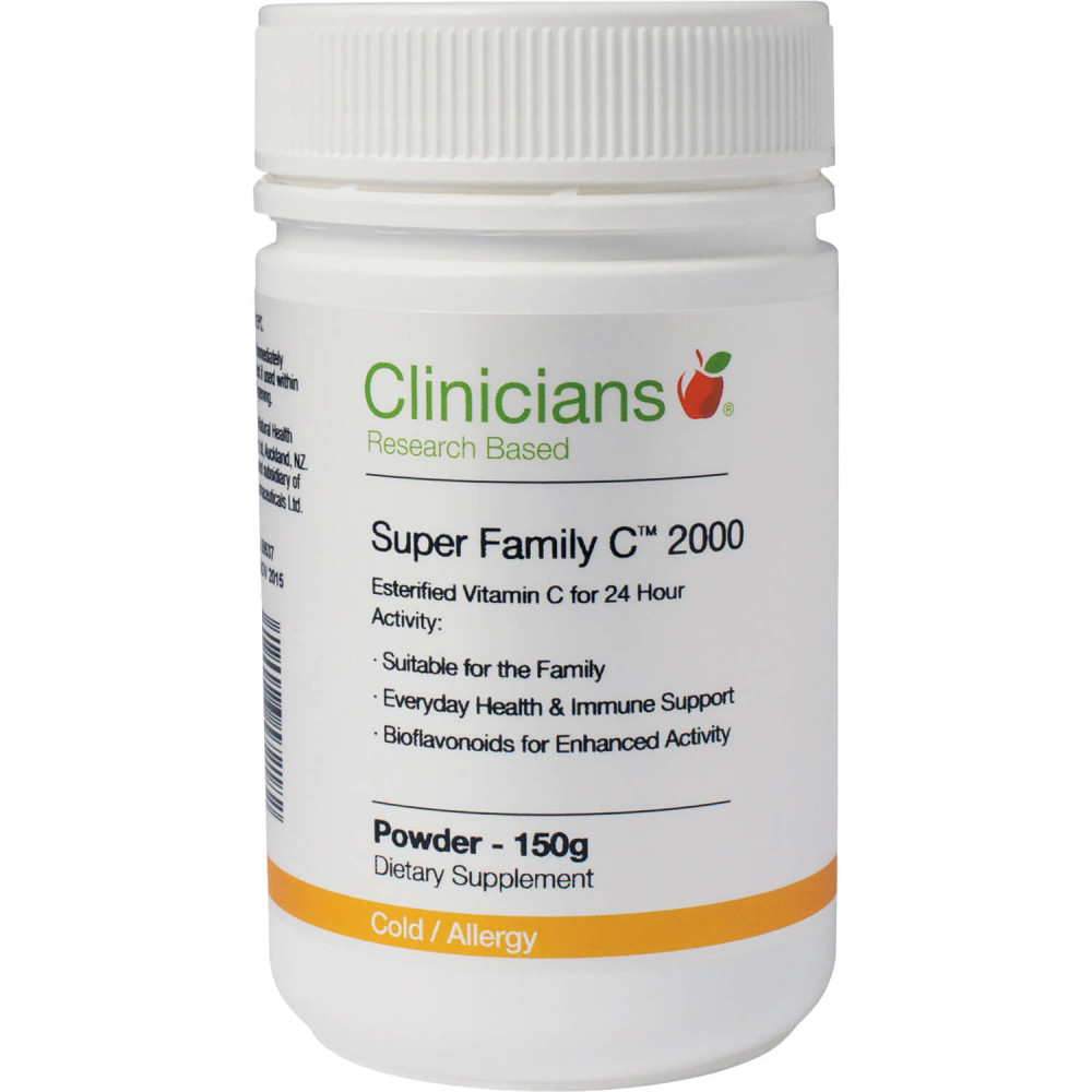 Clinicians Super Family Vitamin C 2000 Powder 150g - Birkenhead ...