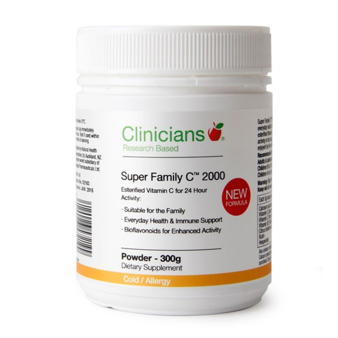 Clinicians Super Family Vitamin C 2000 Powder 300g - Birkenhead ...