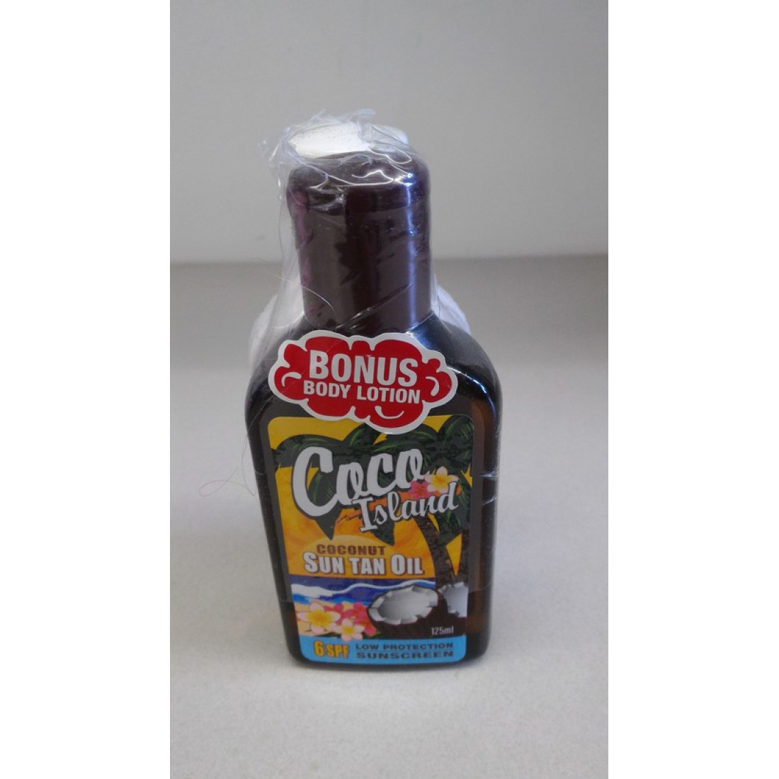 Coco Island Coconut Sun Tan Oil SPF 6+ 125ml + Coco Island ...