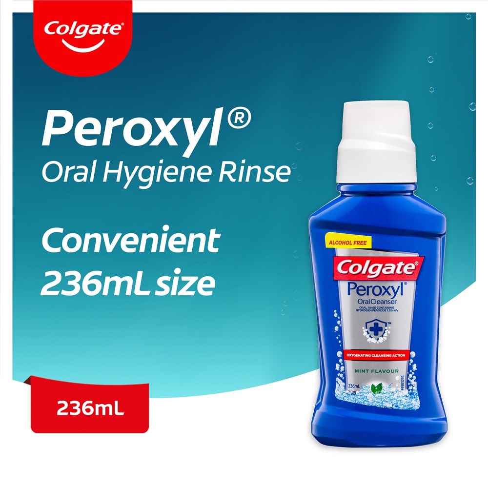 Colgate Peroxyl Oral Cleanser Mouth Wash | Birkenhead He ...