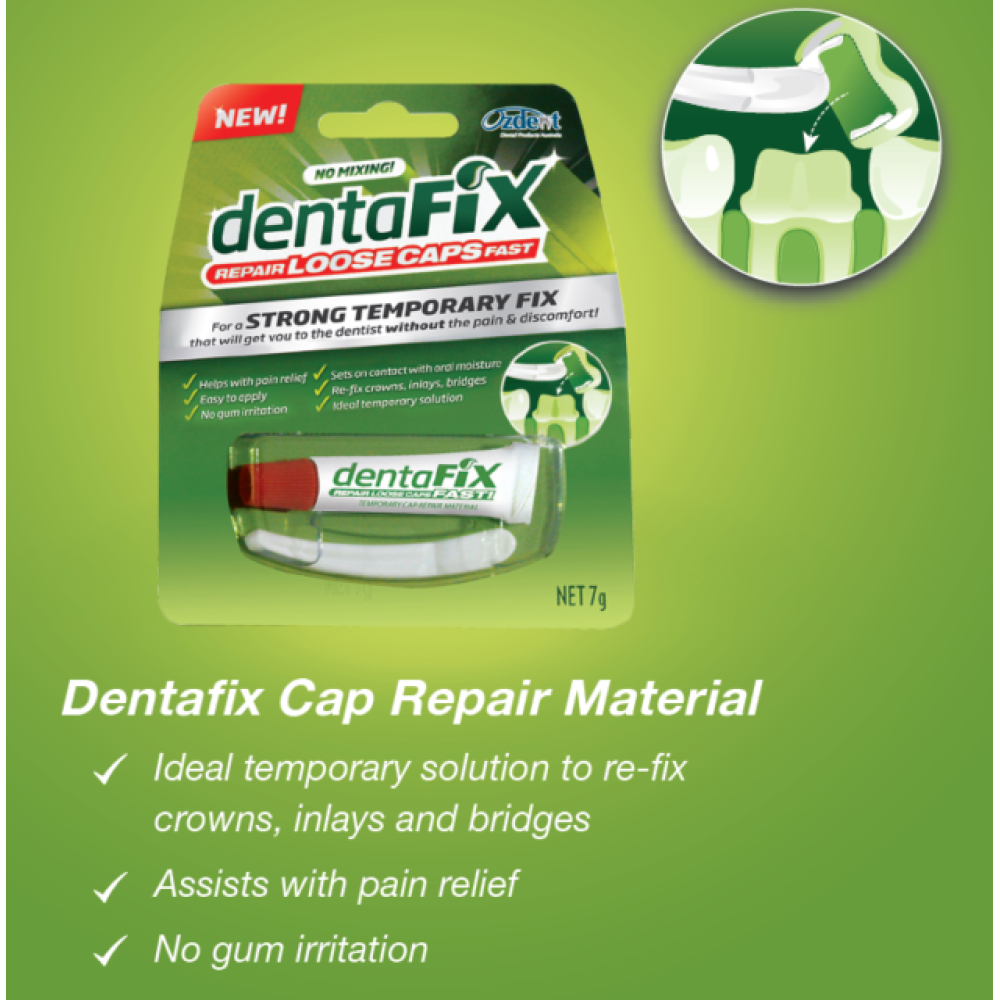 Dentafix Loose Caps Repair 7g - Birkenhead Health Plus