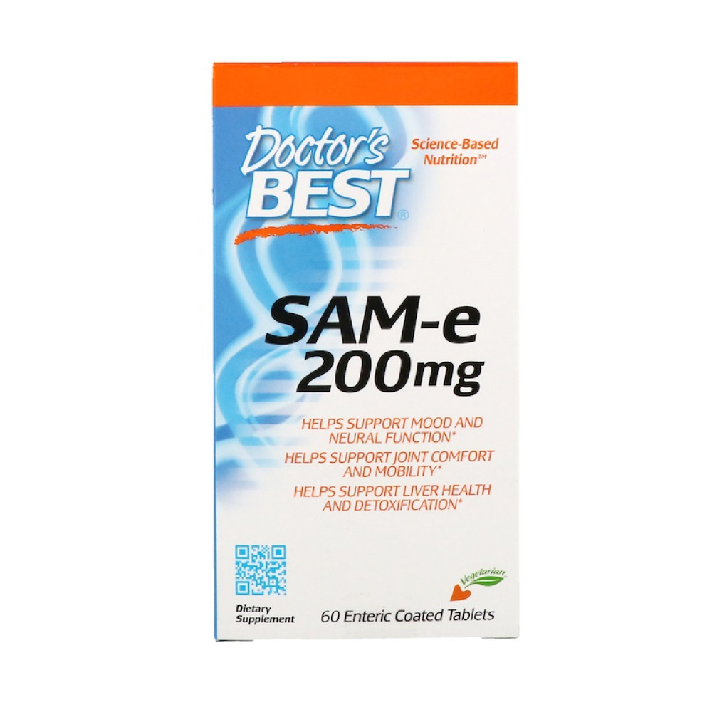 Doctor's Best SAM-e 200mg 60 Tablets - Birkenhead Health ...