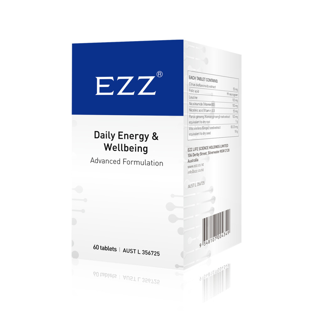 EZZ NMN NAD+ Daily Energy & Well-being 60 Tablets | Birkenhead ...
