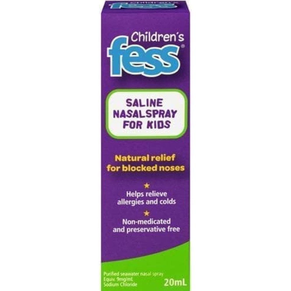 Fess Childrens Saline Nasal Spray 20ml - Birkenhead Health ...