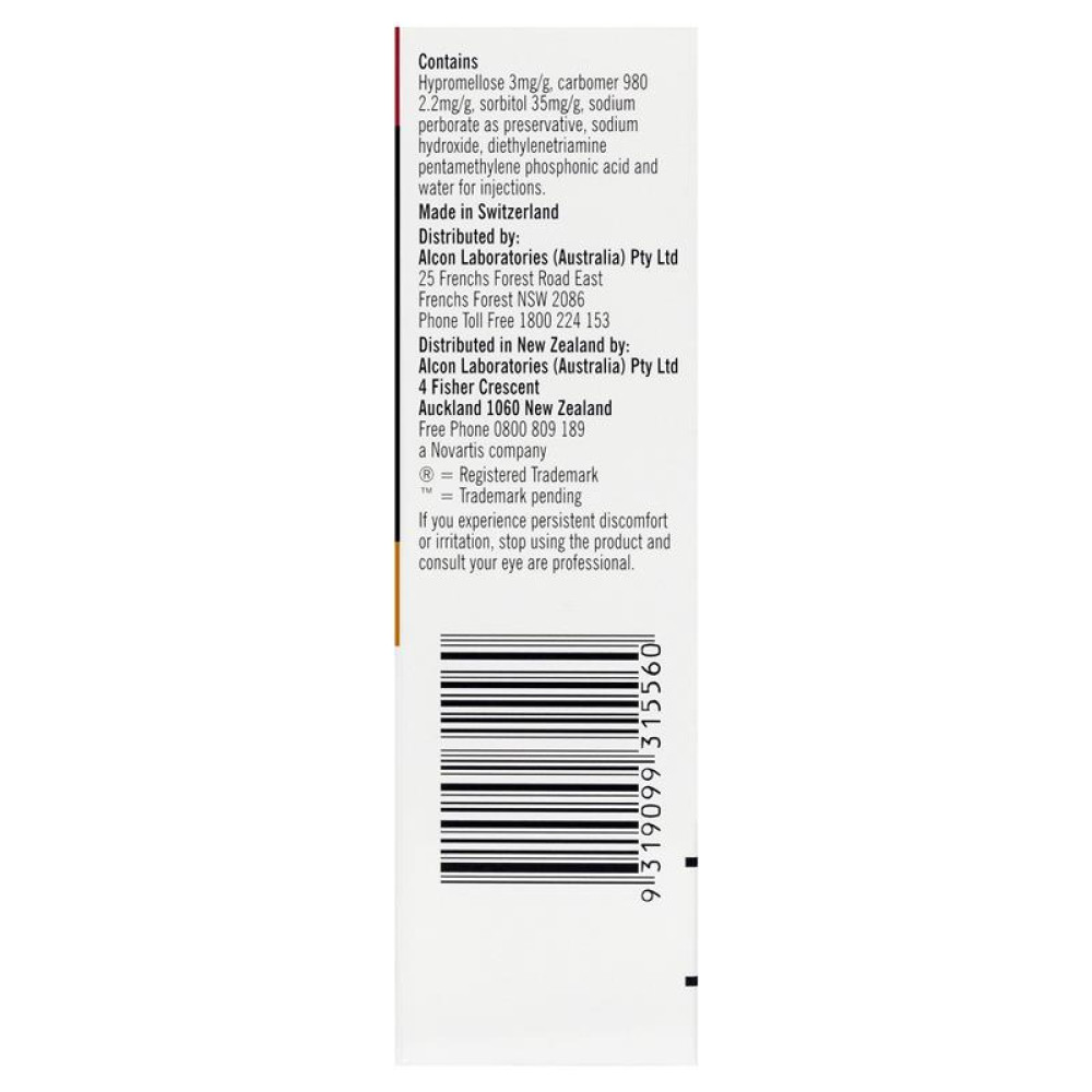 Genteal Lubricating Eye Gel 10g | Birkenhead HealthPlus
