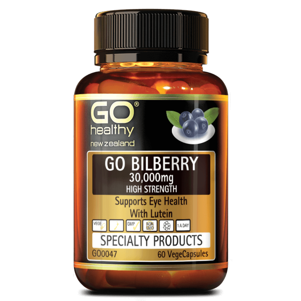 GO Healthy GO Bilberry 30,000mg 60s | Birkenhead HealthPlus