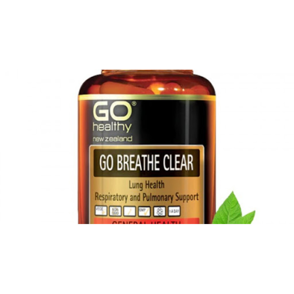 GO Healthy GO Breathe Clear 60 Caps | Birkenhead HealthPlus
