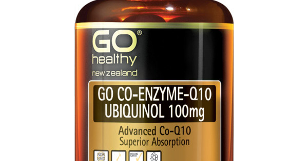 GO Healthy GO Co-Enzyme Q10 Ubiquinol 100mg 60 Capsules