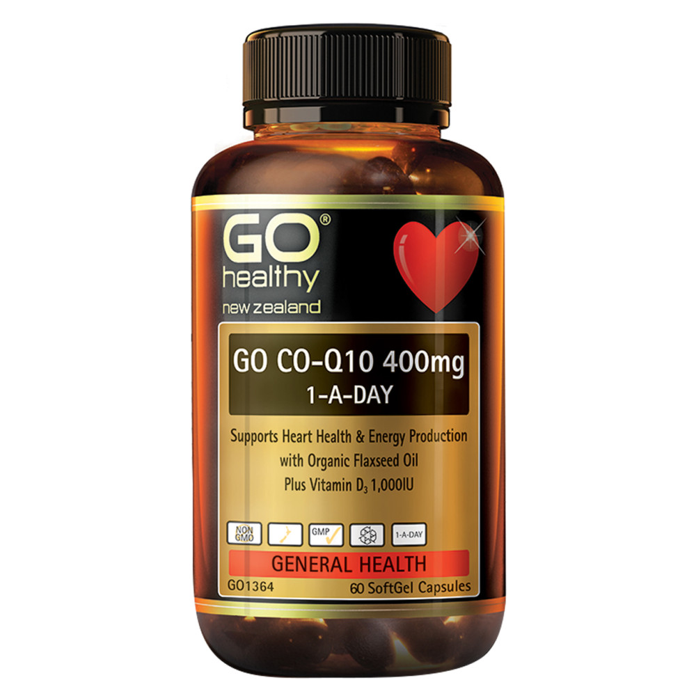GO Healthy GO CoQ10 400mg 60 Capsules - Birkenhead Health ...