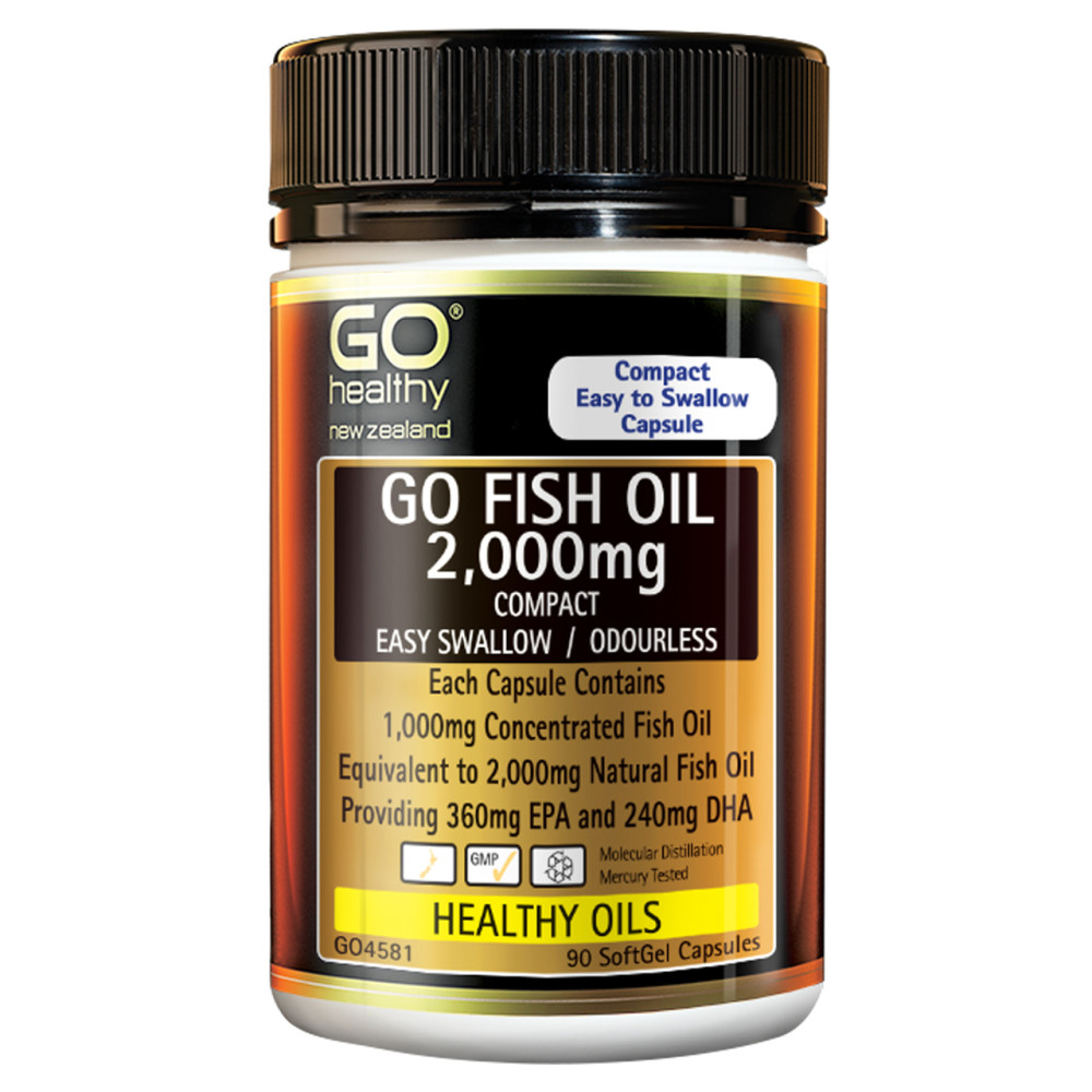 GO Healthy GO Fish Oil 2000mg ODOURLESS 90 Capsules - Birkenhead ...