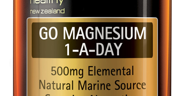 GO Healthy GO Magnesium 1-A-Day 500mg 120 Capsules - Birkenhead ...
