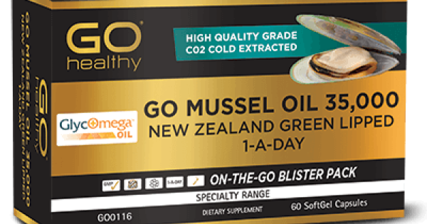 GO Healthy GO Mussel Oil 35,000mg | Birkenhead HealthPlus