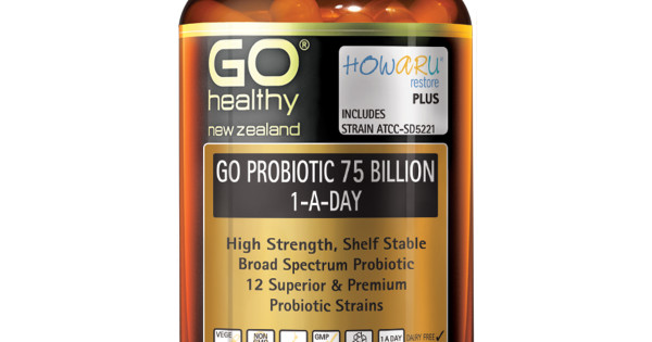 GO Healthy GO Probiotic 75 Billion 1-A-Day 60 Capsules