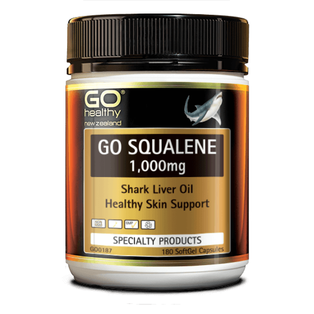 GO Healthy GO Squalene 1000mg Caps | Birkenhead HealthPlus