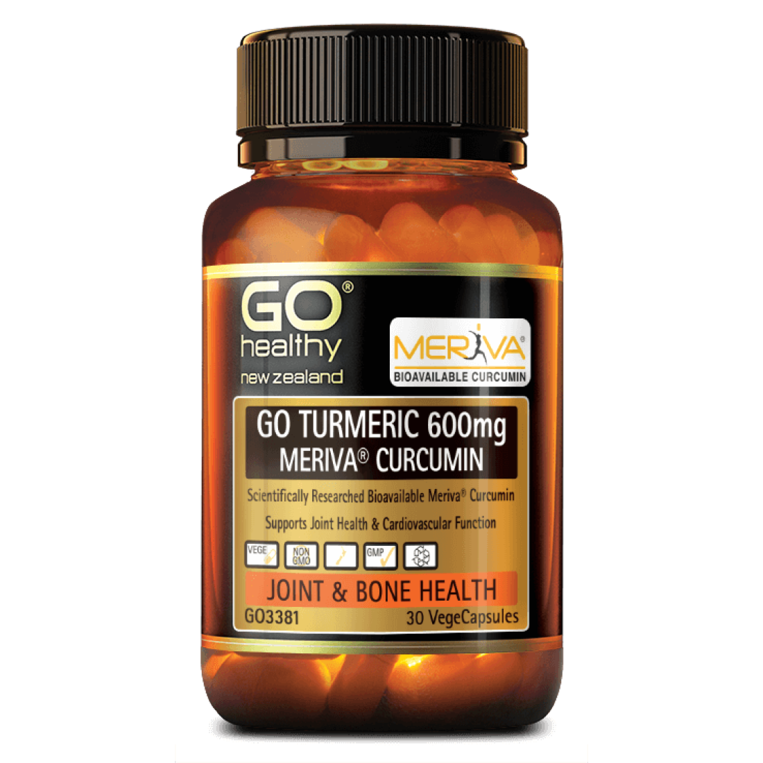 GO Healthy GO Turmeric 600mg Meriva Curcumin 30 Capsules ...