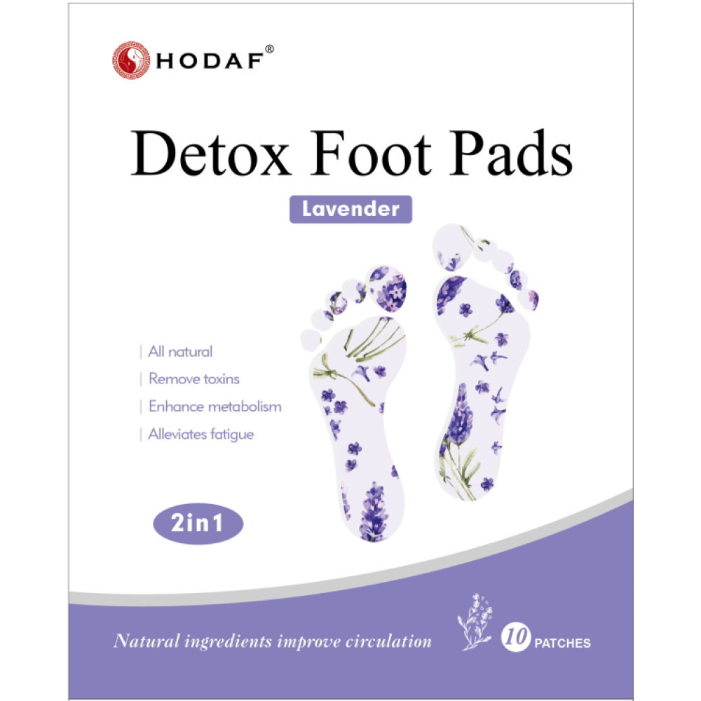 HODAF Detox Foot Pads Lavender 10 Patches | Birkenhead H ...