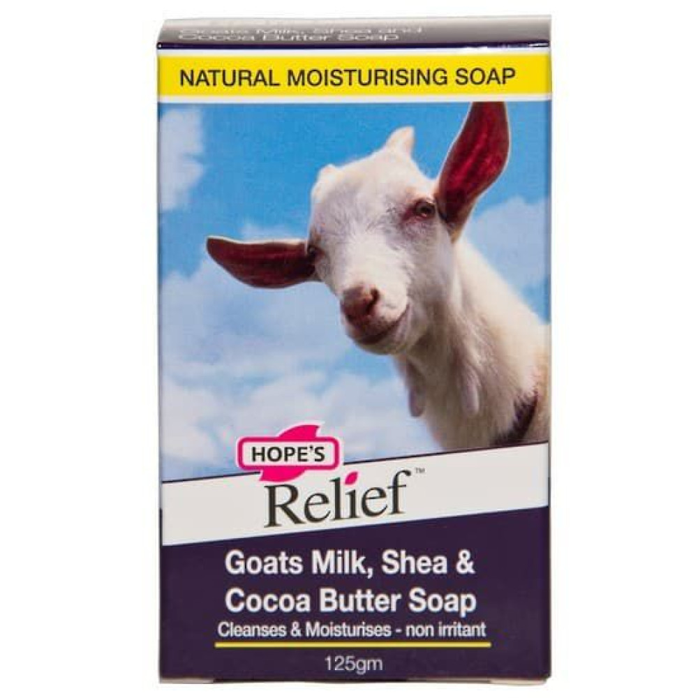 Hope's Relief Goats Milk Bar Soap 125g - Birkenhead Health ...