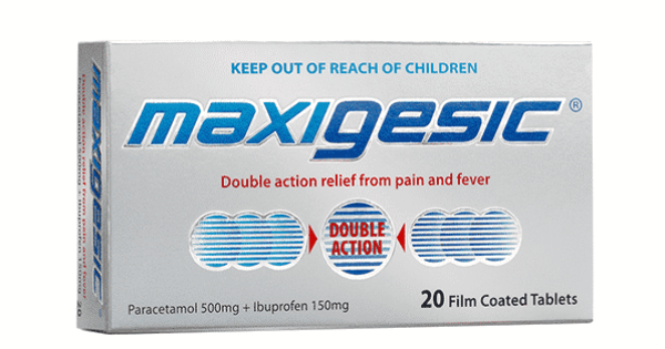 Maxigesic Pain Relief 20 Tablets - Birkenhead Health Plus