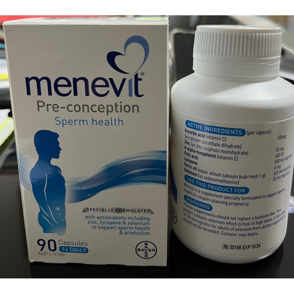 Menevit Male Fertility 90 Capsules | Birkenhead HealthPlus