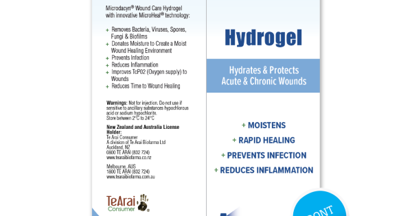 Micro Heal Microdacyn Wound Care Hydrogel Spray 60g - Birkenhead ...