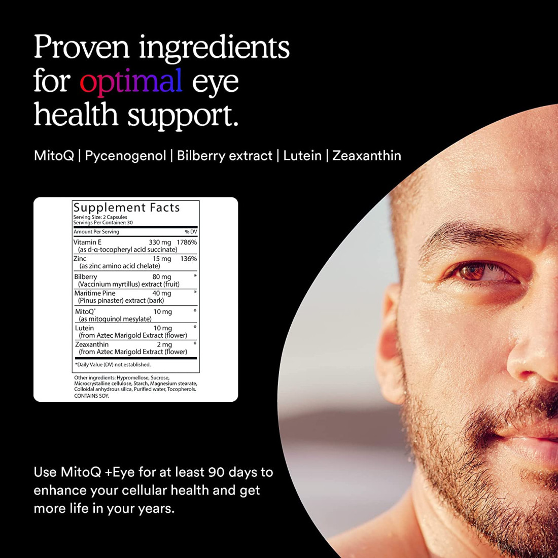 MitoQ Eye Supplement 60 Capsules - Birkenhead Health Plus