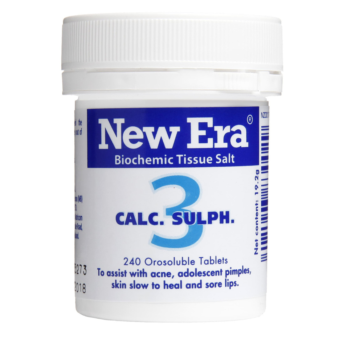 New Era No.3 Calc. Sulph. 240 Tablets - Birkenhead Health ...