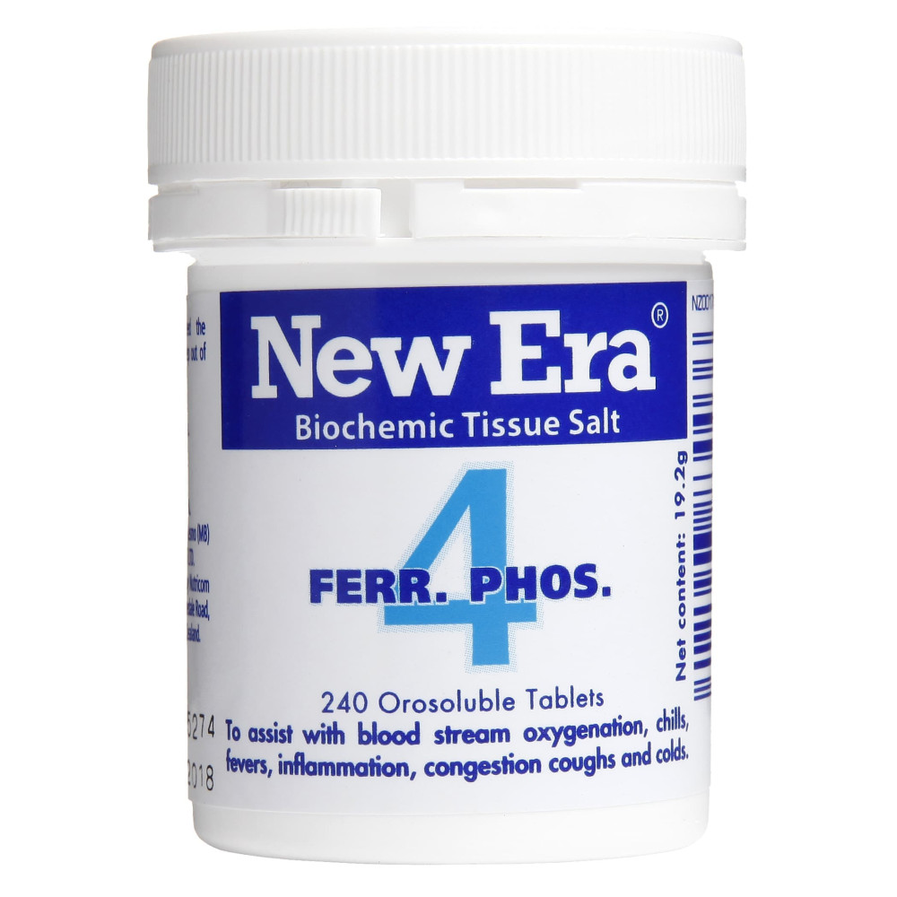 New Era No.4 Ferr. Phos. 240 Tablets - Birkenhead Health ...