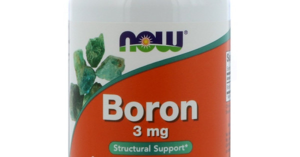 Now Foods Boron 3mg 250 Capsules - Birkenhead Health Plus