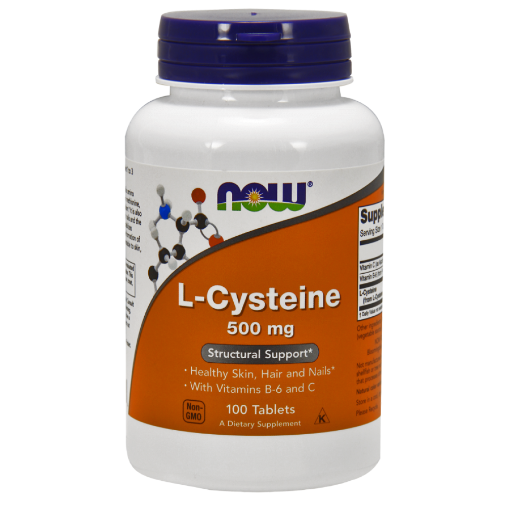 Now Foods L-Cysteine 500mg 100 Tablets - Birkenhead Health ...