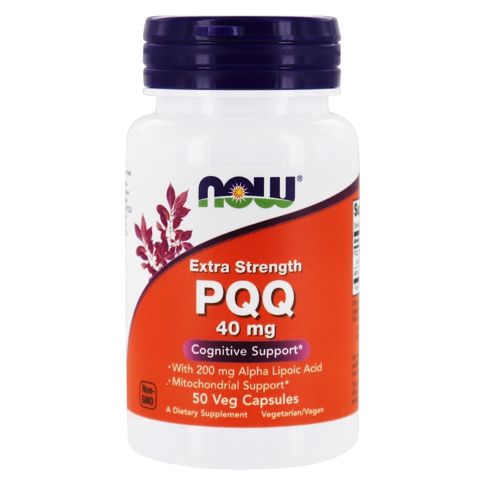 Now Foods PQQ Extra Strength 40mg 50 Capsules - Birkenhead ...