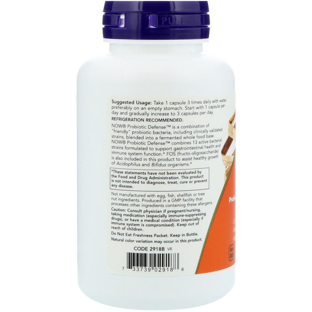 Now Foods Probiotic Defense 90 Capsules - Birkenhead Health ...