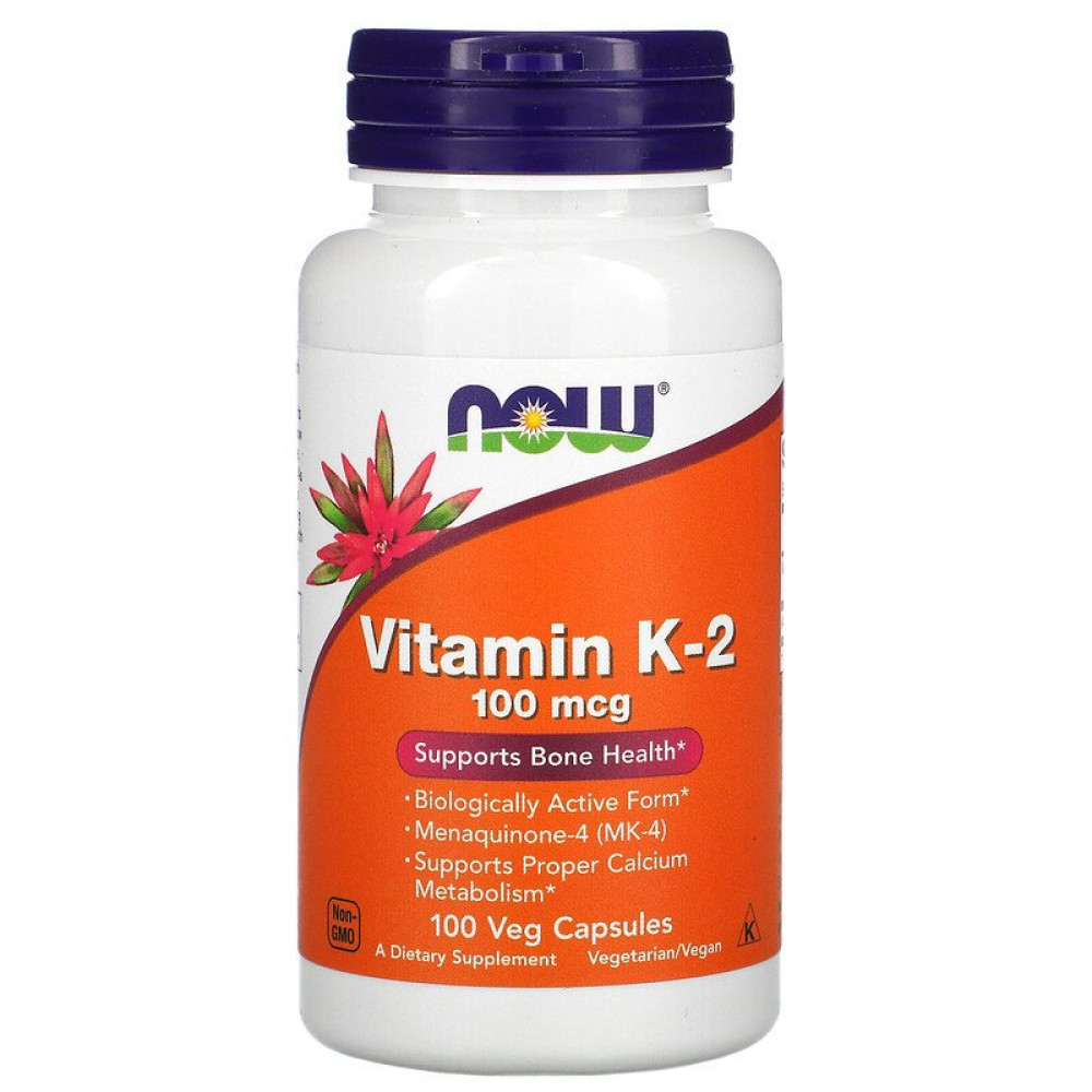 Now Foods Vitamin K2 MK7 100mcg 60s | Birkenhead HealthPlus