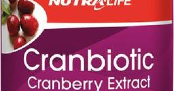 Nutralife Cranbiotic Cranberry Extract plus 60 Capsules
