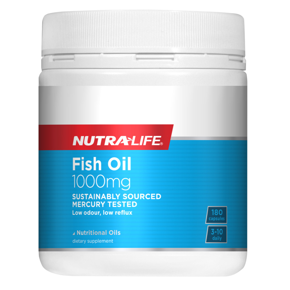 Fish Oil 1000mg Capsules - Nutralife | Birkenhead HealthPlus