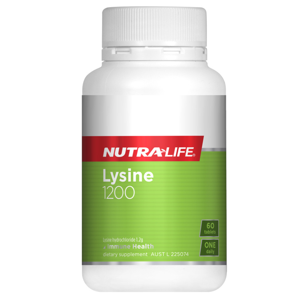 Nutralife Lysine 1200 60 Tablets | HealthPlus Birkenhead