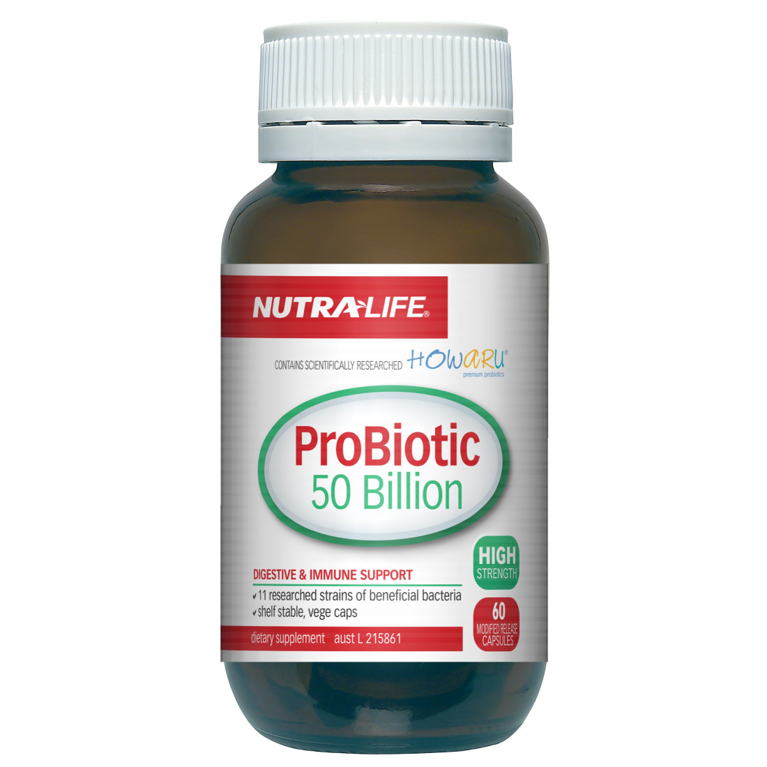 Nutralife ProBiotic 50 Billion 60 Capsules - Birkenhead Health ...