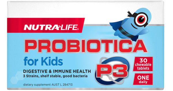 Nutralife Probiotica P3 For Kids 30 Chewable Tablets - Birkenhead ...