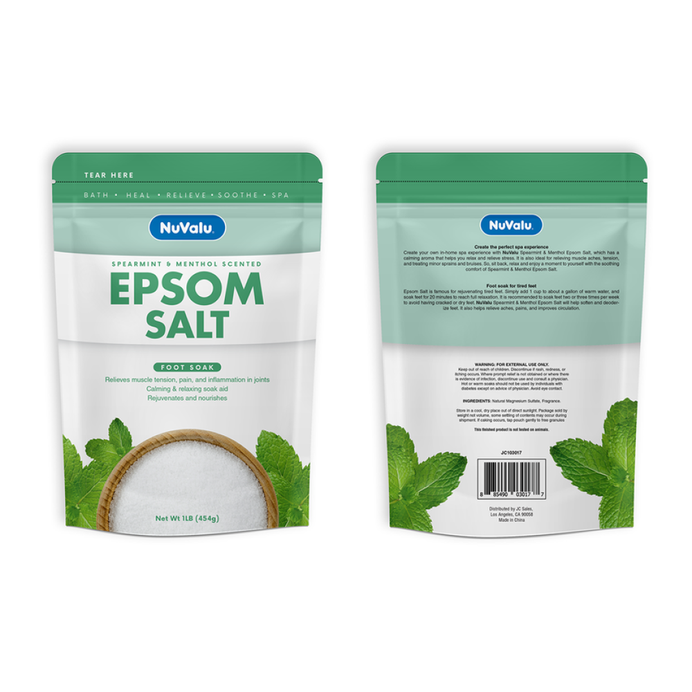 NuValu Epsom Salt Foot Soak 454g | Birkenhead HealthPlus