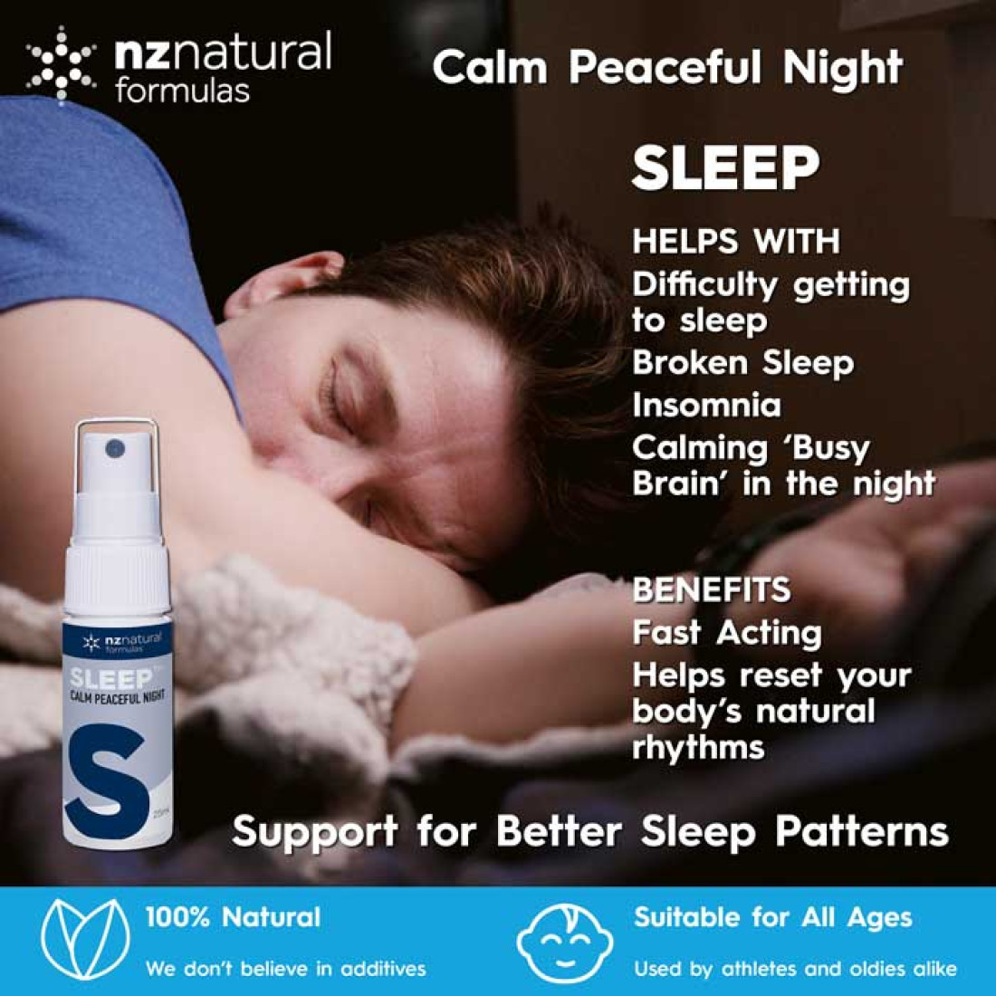 NZ Natural Formulas Sleep Spray 25ml | Birkenhead HealthPlus