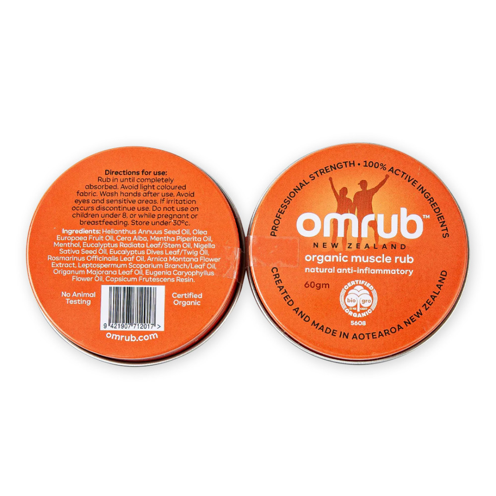 Omrub Organic Muscle Rub 60g | HealthPlus Birkenhead